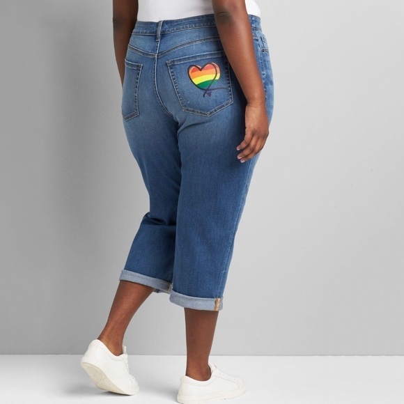 Lane Bryant | Jeans | Nwt Lane Bryant Signature Fit Boyfriend Capri ...